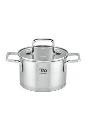 ELO Fleischtopf Topas, Silber, Metall, 1,7 L, rund, backofengeeignet, Kochen, T&ouml;pfe, Fleischt&ouml;pfe