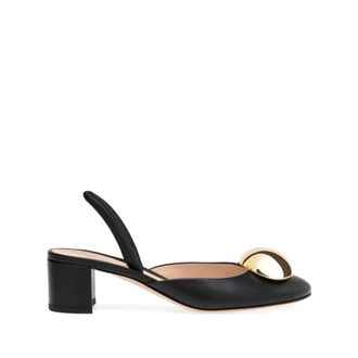 Gianvito Rossi Femme, Chaussures, Noir, Taille: 36 EU Sphera 45 Slingback Pump