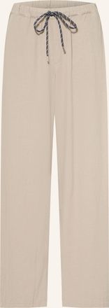 10 Days Marlenehose Mit Leinen beige