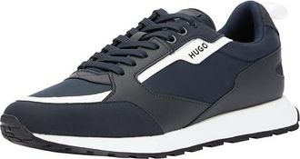 HUGO BOSS Hommes Icelin Runn Baskets logotées en mélange de matières