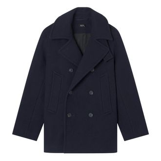 A.P.C. A.p.c. - Caban - Homme - Manteaux - Bleu - Taille: M