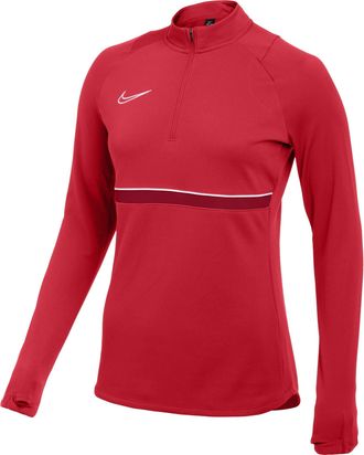 Nike Nike Damen Womens Academy 21 Drill Top, University RED/White/Gym RED/White, CV2653-657, XL