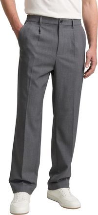 Tom Tailor Herren 1044838 TTLoose Chino Hose mit Bügelfalte, 10775-Mid Grey Melange, 38W / 36L