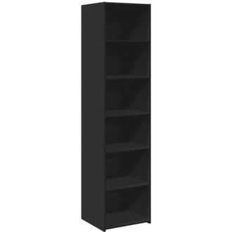vidaXL Highboard Schwarz 45x41x185 cm Holzwerkstoff - Vidaxl