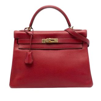 Herm&egrave;s Pre-owned Kelly 32 - Femme - Pre-owned - Rouge - Taille: ONE Size