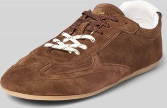 Alohas Sneaker aus Leder mit Schn&uuml;rung und Gummisohle