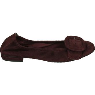 Kennel & Schmenger Bordeaux Wildleder Ballerina Schuhe - - Shoes - Damen - Braun - 38 1/2 EU