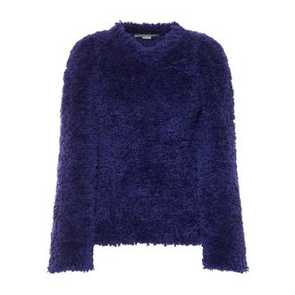 Stella McCartney Eleganter blauer Pullover mit langen &Auml;rmeln - - Jackets - Damen - Blau - M