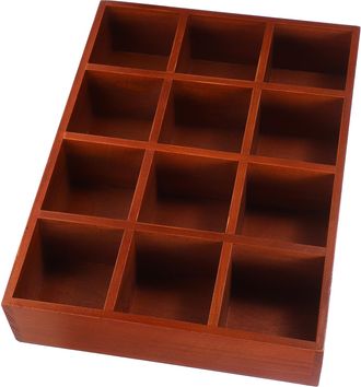 Lurrose Vintage Wandregal aus Holz Fächer Wandhängendes Aufbewahrungsregal Stabil und Praktisch für Wohnzimmer Schlafzimmer und Büro Dekoratives Display für F