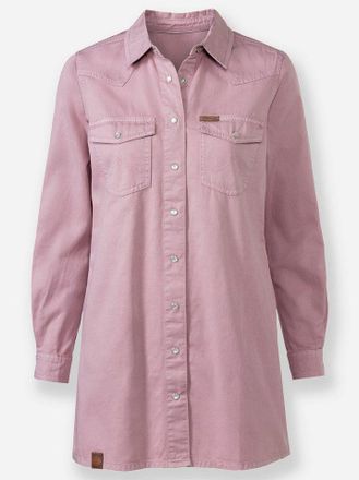 Witt Klassische Bluse Jeans-Longbluse Langarm
