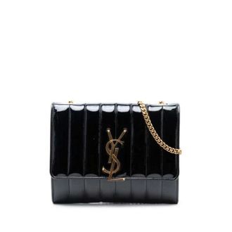 Saint Laurent Sac bandouli&egrave;re en cuir Pre-owned - Femme - Pre-owned - Noir - Taille: ONE Size