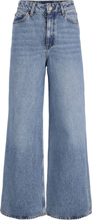 Jack & Jones Damen Jxtokyo Wide Hw Cr6013 Ln Jeanshose, Light Blue Denim, 28W / 34L EU