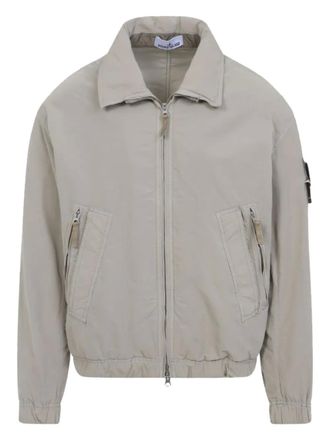 Stone Island veste bomber à fermeture zippée - Tons neutres