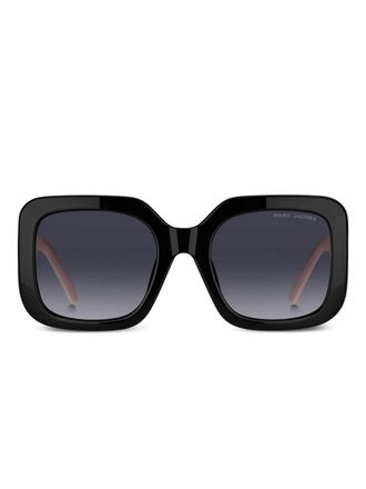 Marc Jacobs lunettes de soleil à monture carrée - Noir