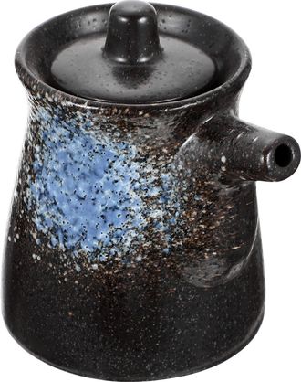 Hemoton Hemoton Ponzu Keramik-Gew&uuml;rzflasche, Keramik, japanische Keramik, Sojasauce, Essig, Fetttopf, Kochen, Oliven&ouml;lspender, Sushi-Saucenbeh&auml;lter f&uuml;r K&uuml;che,