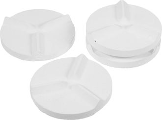 Pretyzoom Homoyoyo Feuerfeste Keramik Ofenst&uuml;tzmatte 75cm Durchmesser aus Aluminiumoxid Hitzebest&auml;ndig bis 1400 &deg;C Langlebige T&ouml;pferofenunterlage f&uuml;r Brennofen 