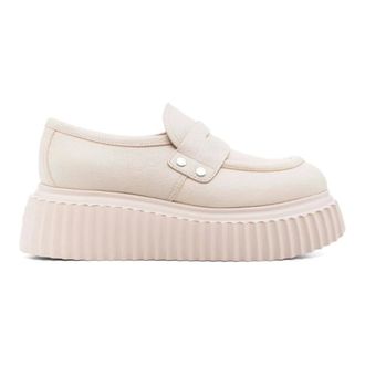 AGL Agl, Femme, Chaussures, Beige, Taille: 41 EU Mocassins compens&eacute;s Dany