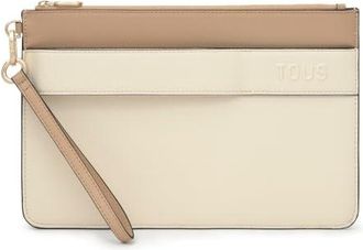 Tous Clutch beige et sable Audree Saffinao 2002360901