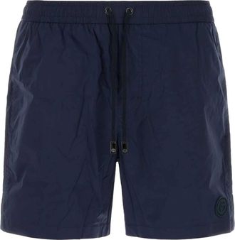 Giorgio Armani Homme, Shorts, Bleu, Taille: 2XL Maillot de bain short &agrave; taille &eacute;lastique