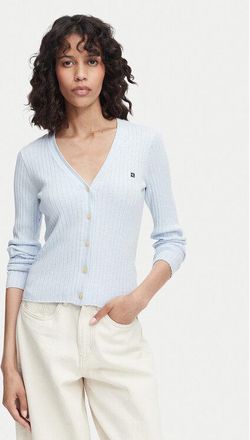 Calvin Klein Jeans Strickjacke LV047G339G Hellblau Slim Fit