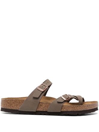 Birkenstock sandales &agrave; boucles - Marron