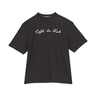 Karl Lagerfeld KL x JP Oversized Karl T-Shirt - - Tops - Damen - Schwarzk - S