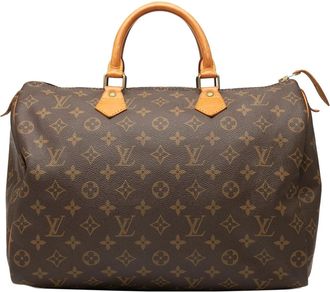 Louis Vuitton Crossbody Bags - Monogram Speedy 35 - Gr. unisize - in Braun - f&uuml;r Damen
