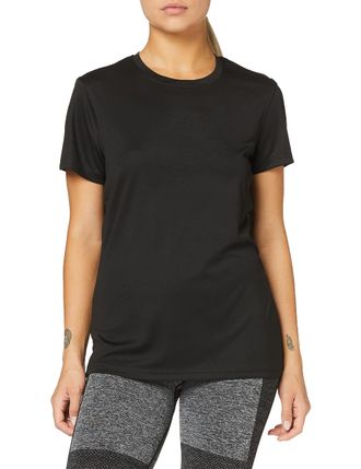 Clique CliQue Damen Basic Active-T T-Shirt, Schwarz, M