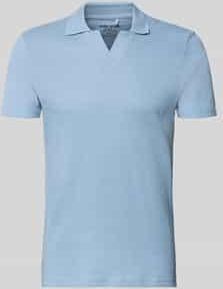 Blend Regular Fit Polo-Shirt mit Strukturmuster Modell Heskild