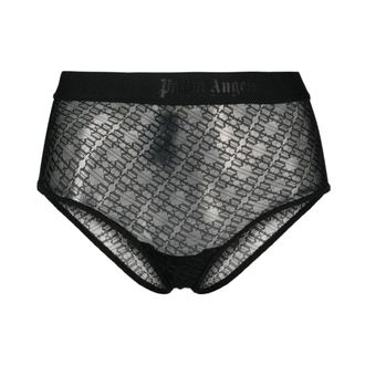 Palm Angels Lace Logo Band Unterw&auml;sche - - Underwear - Damen - Schwarzk - XS