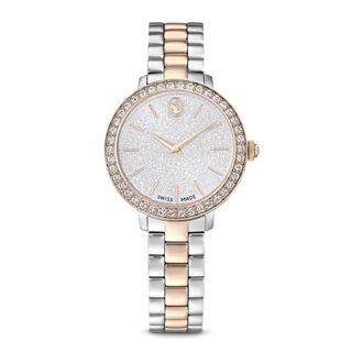Swarovski Modern Silberne Uhr f&uuml;r Stilbewusste Tr&auml;ger - - Accessories - Damen - Grau - ONE SIZE