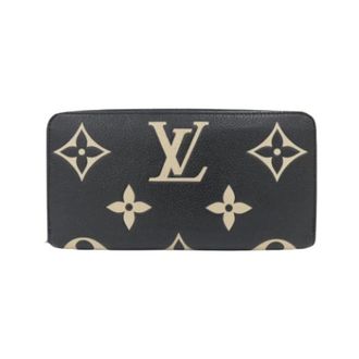 Louis Vuitton Portefeuille Long Pre-owned Monogram Empreinte - Femme - Pre-owned - Noir - Taille: ONE Size