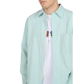 Paul Smith Chemise large ray&eacute;e en coton