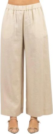 Max Mara Femme, Pantalons, Beige, Taille: 34 FR Wide Pantalons
