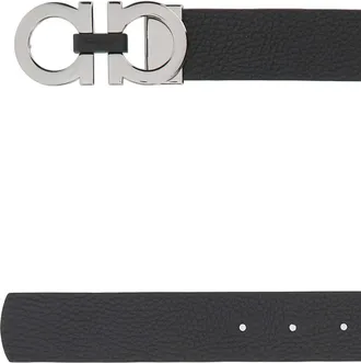 Ferragamo Nerohickory Cinture Belt