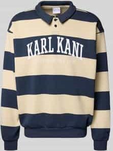 Karl Kani Oversized Sweatshirt mit Polokragen Modell Heritage