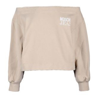 Moschino Damen, Sweatshirts & Hoodies, Beige, MGr&ouml;&szlig;e