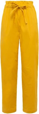 Alpha Studio Femme, Pantalons, Jaune, Taille: 38 FR Pantalon Jogger en Popeline