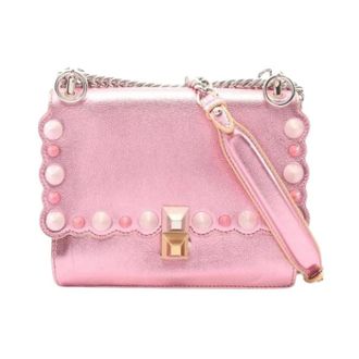 Fendi Pre-owned Cuir sacs-fendi - Femme - Pre-owned - Rose - Taille: ONE Size