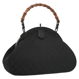 Gucci Pre-owned Canvas Handtaschen - - Pre-owned - Damen - Schwarzk - ONE SIZE