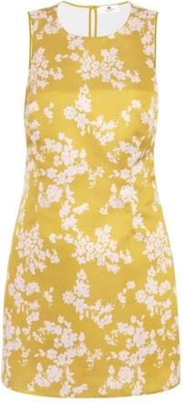 Elisabetta Franchi Femme, Robes, Jaune, Taille: 38 FR Ab75951E2.Dj4 Robe ajust&eacute;e sans manches