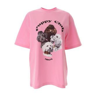 Msgm Msgm, Damen, Oberteile, Rosa, SGr&ouml;&szlig;e