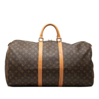 Louis Vuitton Pre-owned Keepall 55 - Femme - Pre-owned - Brun - Taille: ONE Size