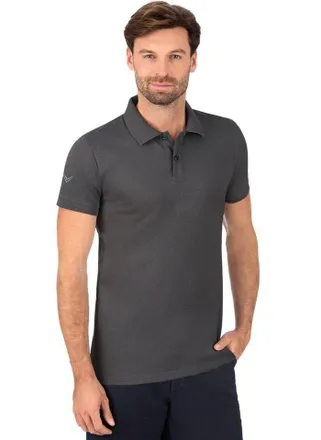 Trigema Poloshirt TRIGEMA Slim Fit Poloshirt aus DELUXE-Piqu&eacute; (1-tlg)