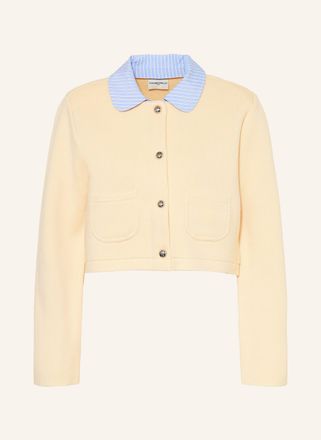 Claudie Pierlot Claudie Pierlot Strickjacke Mit Abnehmbarem Kragen weiss