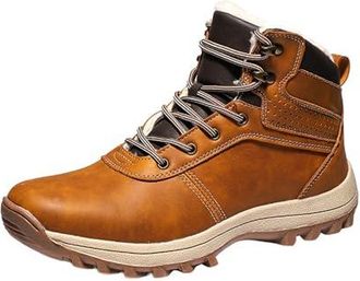 Generic Bottes dhiver pour homme - Bottes de neige antid&eacute;rapantes &agrave; lacets - Chaussures de randonn&eacute;e - Chaussures dhiver pour la randonn&eacute;e, le travail, le cam