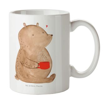 Mr. & Mrs. Panda Tasse B&auml;r Kaffee - Geschenk, Welt erobern, Tasse Motive, Coffee, Kaffeetassen, Teddy, Motivation, Keramiktasse, Teddyb&auml;r, Cappuccino