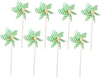 IFUNDOM 8Stücke Teiliges Mini Bunte Windmühlen Spielzeug für Junge Mädchen Kreative für Geburtstagsfeiern und Garten Installieren Zufällige Farben