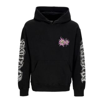 PROPAGANDA Schwarzer Leichter Hoodie mit K&auml;ngurutasche - - Sweatshirts & Hoodies - Herren - Schwarzk - XL