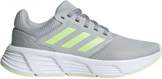 adidas Adidas Femme Galaxy 6 Shoes, Silver/Semi Green Spark/Linen Green, 37 1/3 EU